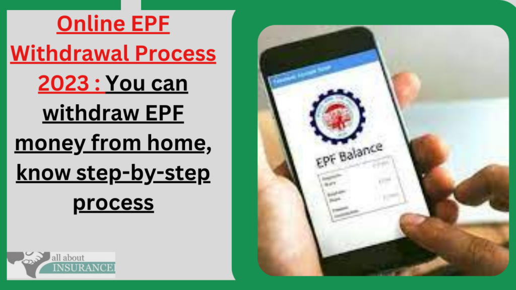 Online EPF Withdrawal Process 2023 : You can withdraw EPF money from home, know step-by-step ...
