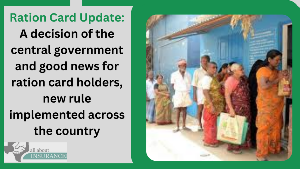 Ration Card Update: A decision of the central government and good news ...