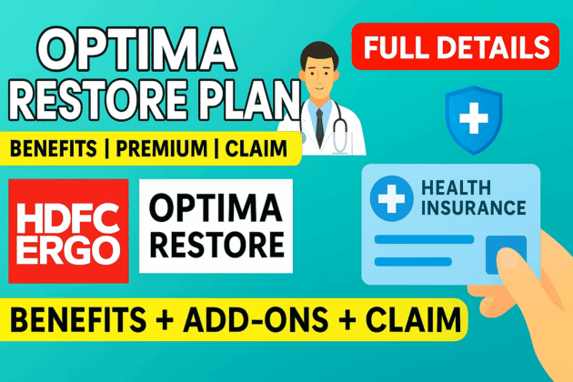 HDFC Ergo Optima Restore Health Insurance Plan! Benefits, Premiums ...
